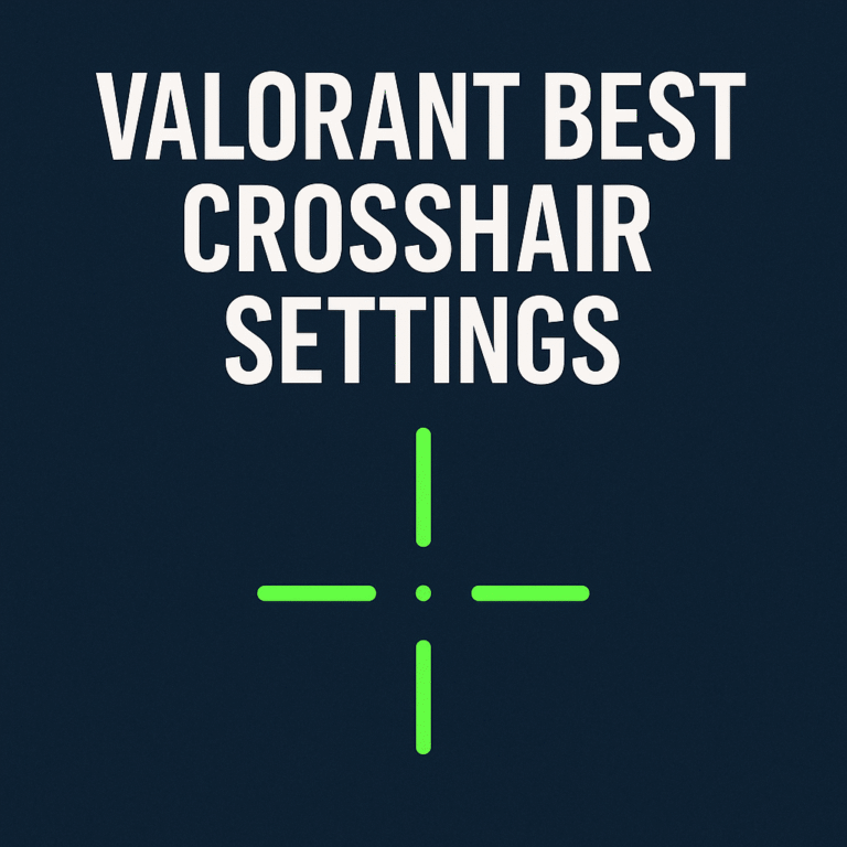 Top 3 Best Valorant Crosshair Settings with Pro Codes